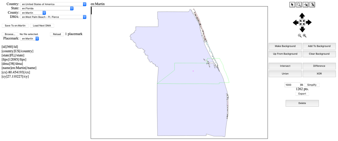 PageStream - Documents:Projects - Geographic Boundary Editor